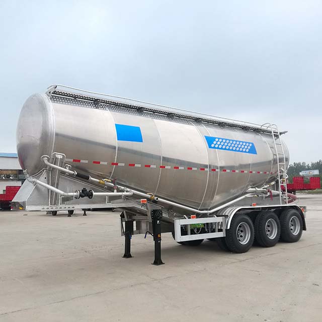 50CBM Aluminum Bulk Cement Trailer For Sale