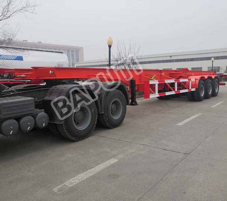 3 Axle 40 Foot Container Chassis For Sale in Tanzania