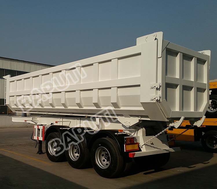 China 50 Ton Rear Dump Semi Trailer