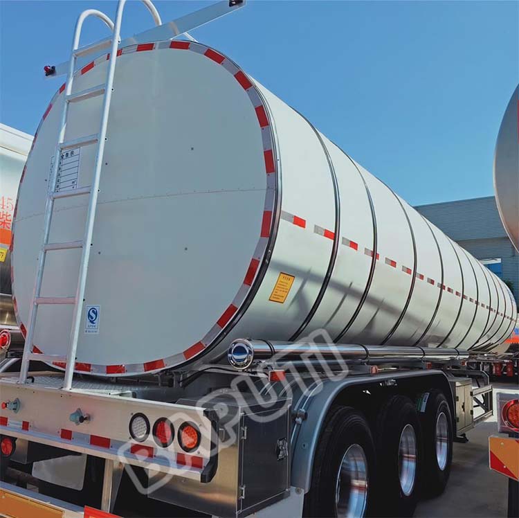 40000 Liters Edible Cooking Oil Tanker Trailer