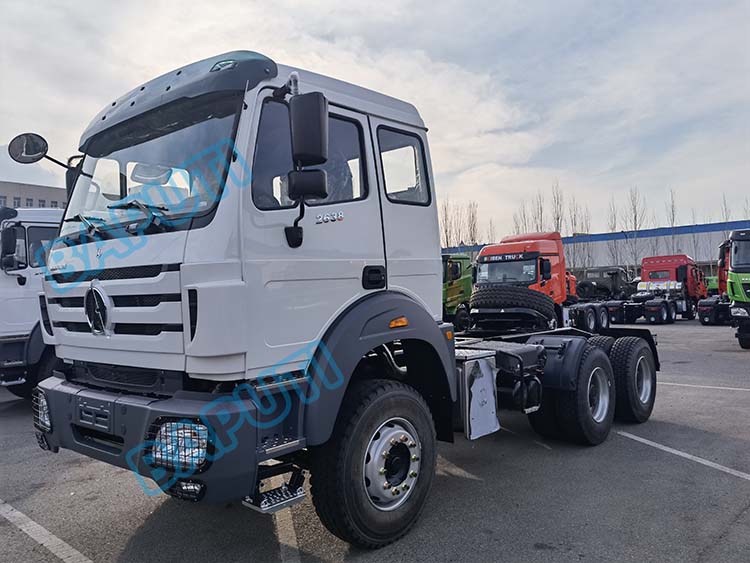 BEIBEN 380hp 2638 Tractor Truck Head for Sale In Rwanda