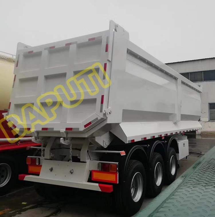 3 Axle U Shape Tipper Trailer For Sale