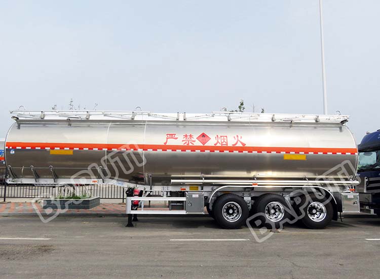 Aluminum Alloy Oil Tanker Semi Trailer For Sale