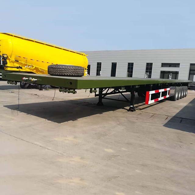 5 Axle 120 Ton Flatbed Trailer for Sale